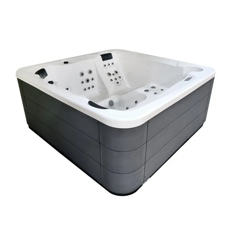 Wanna z hydromasażem jacuzzi spa ogrodowe 216x216x90 cm baia white ...